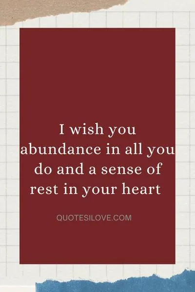 I Wish You Abundance Quotes - Quotes I Love
